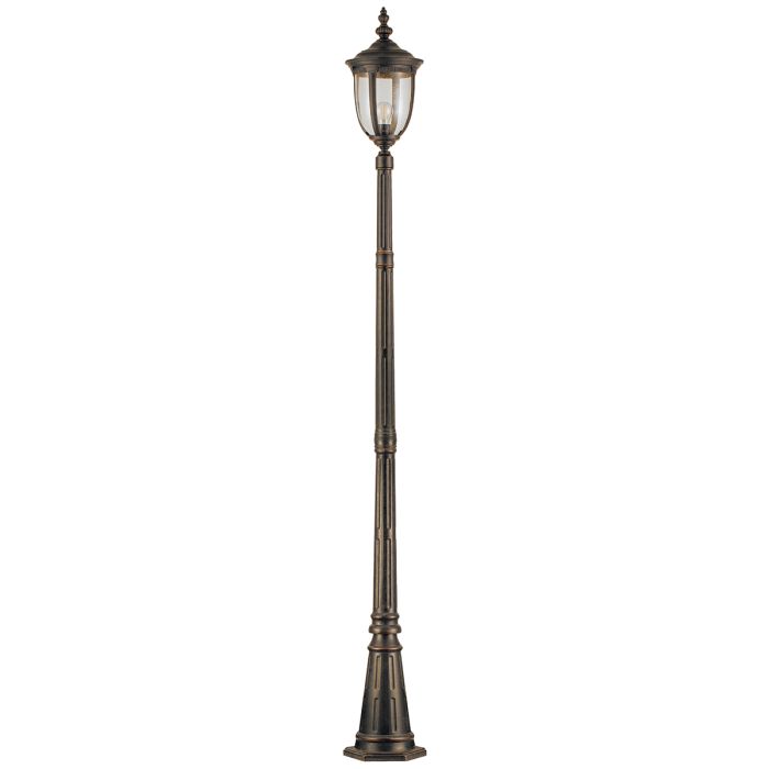 Cleveland 1 Light Single Head Lamp Post - Weathered Bronze | Elstead ...