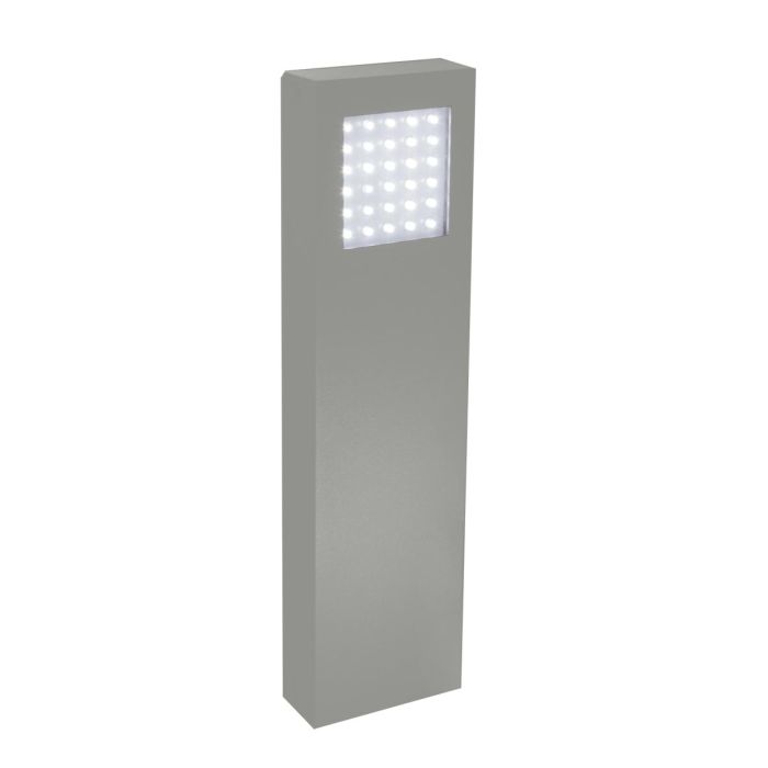 Beta Mini Bollard Light Double Sided - Matt Silver | Elstead Lighting