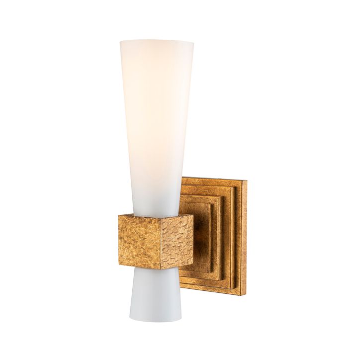 Kristy 1 lt Wall Light - Distressed Gold | Elstead Lighting