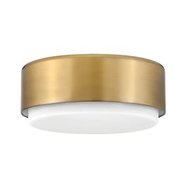 Hinkley Cedric Flush Small Mount - Lacquered Brass | Elstead Lighting