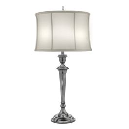 Syracuse 1 Light Table Lamp - Antique Nickel | Elstead Lighting